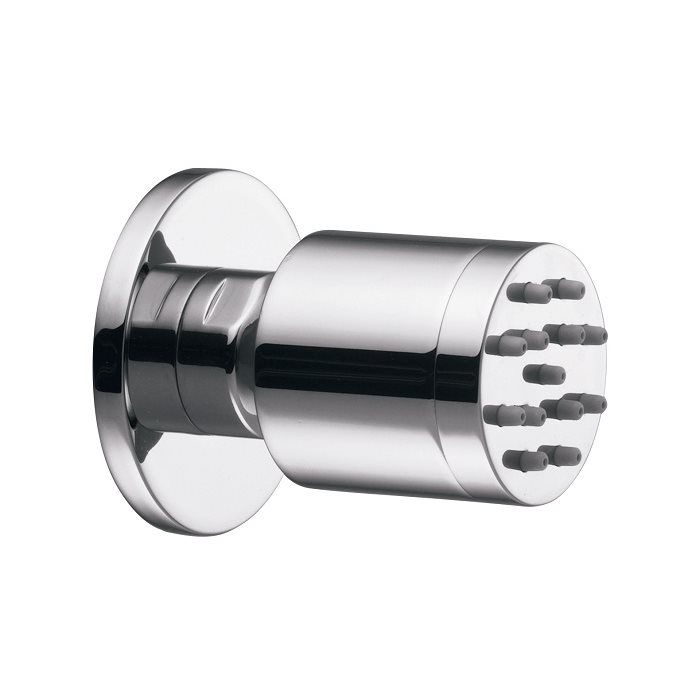 Douchette latérale hydromassante orientable design rond, Treemme